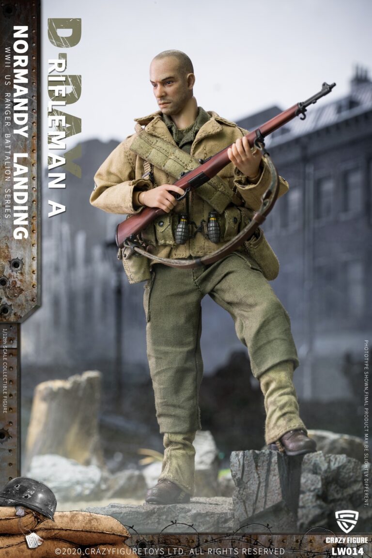 [CF-LW014] 1:12 WWII U.S. Rangers On D-Day Rifleman A – Castle ...